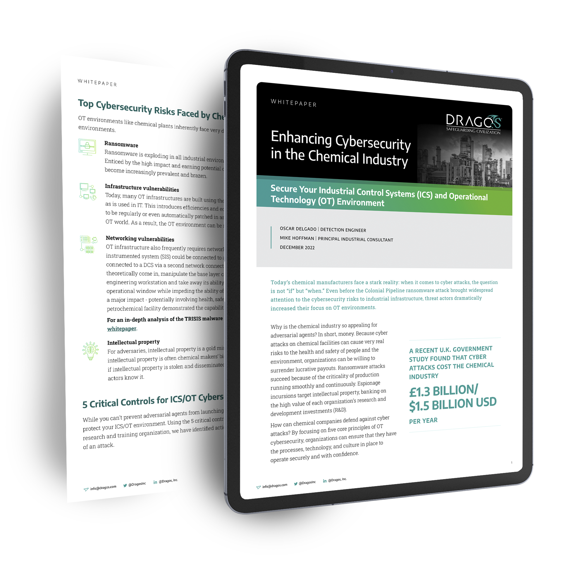 Whitepaper: Enhancing Cybersecurity in the Chemical Industry Whitepaper: Enhancing Cybersecurity in the Chemical Industry
